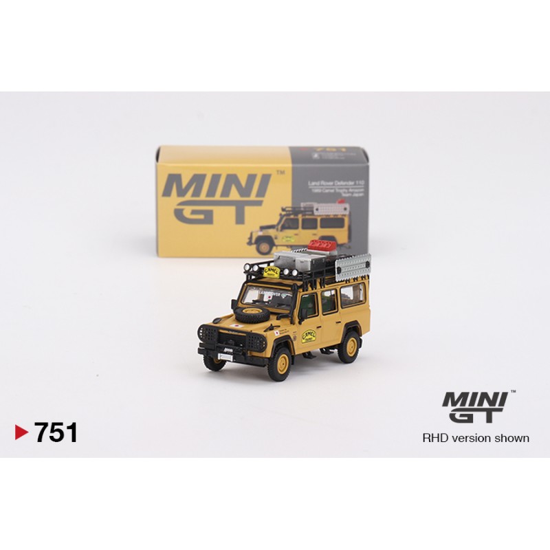 Mini GT Land Rover Defender 110 1989 Camel Trophy Amazon Team Japan ...