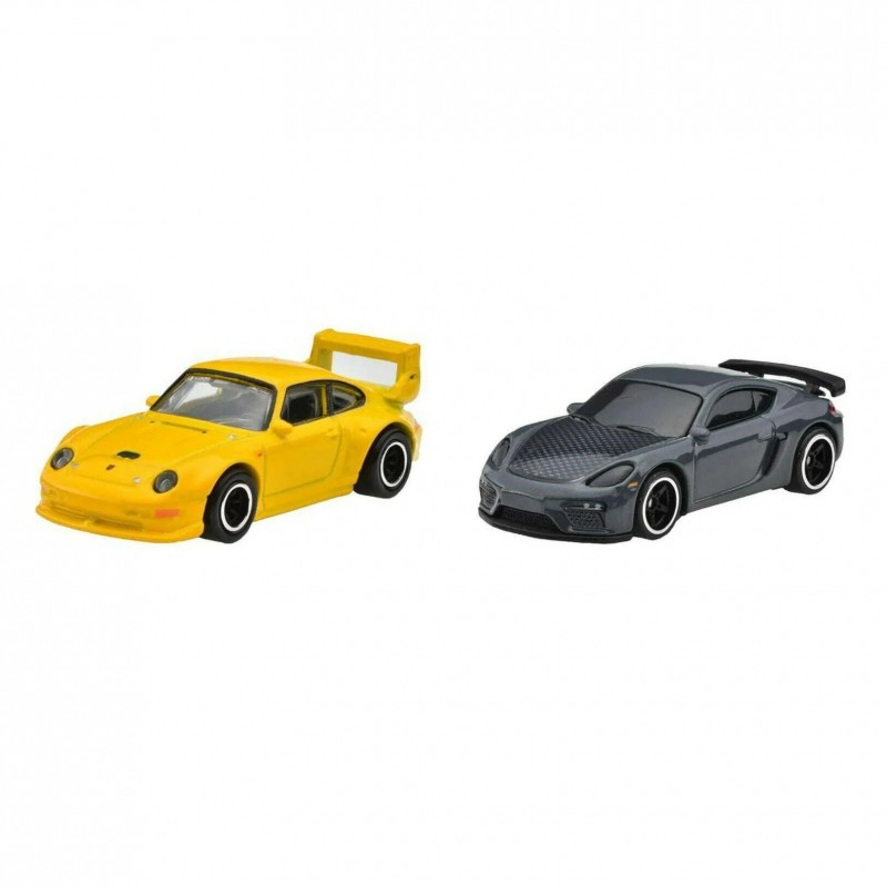 Hot Wheels 2 Pack Porsche 993 GT2 & Porsche 718 Cayman GT4 - Playmaniac