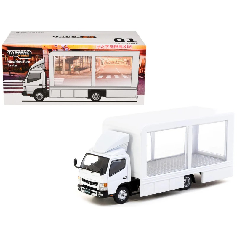 Tarmac Works 1/64 Mitsubishi Fuso Canter Mobile Display Truck - Playmaniac