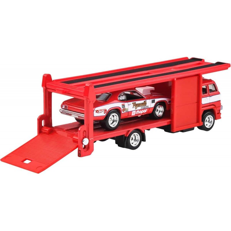 Hot Wheels Team Transport '73 Plymouth Duster & Second Story Lorry ...